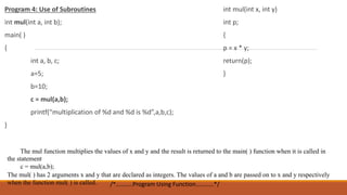 Overview of C Mrs Sowmya Jyothi | PPTX