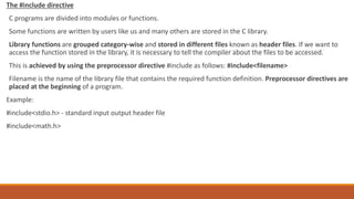 Overview of C Mrs Sowmya Jyothi | PPTX