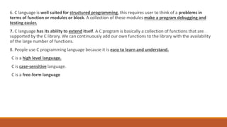 Overview of C Mrs Sowmya Jyothi | PPTX