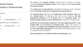 Overview of C Mrs Sowmya Jyothi | PPT