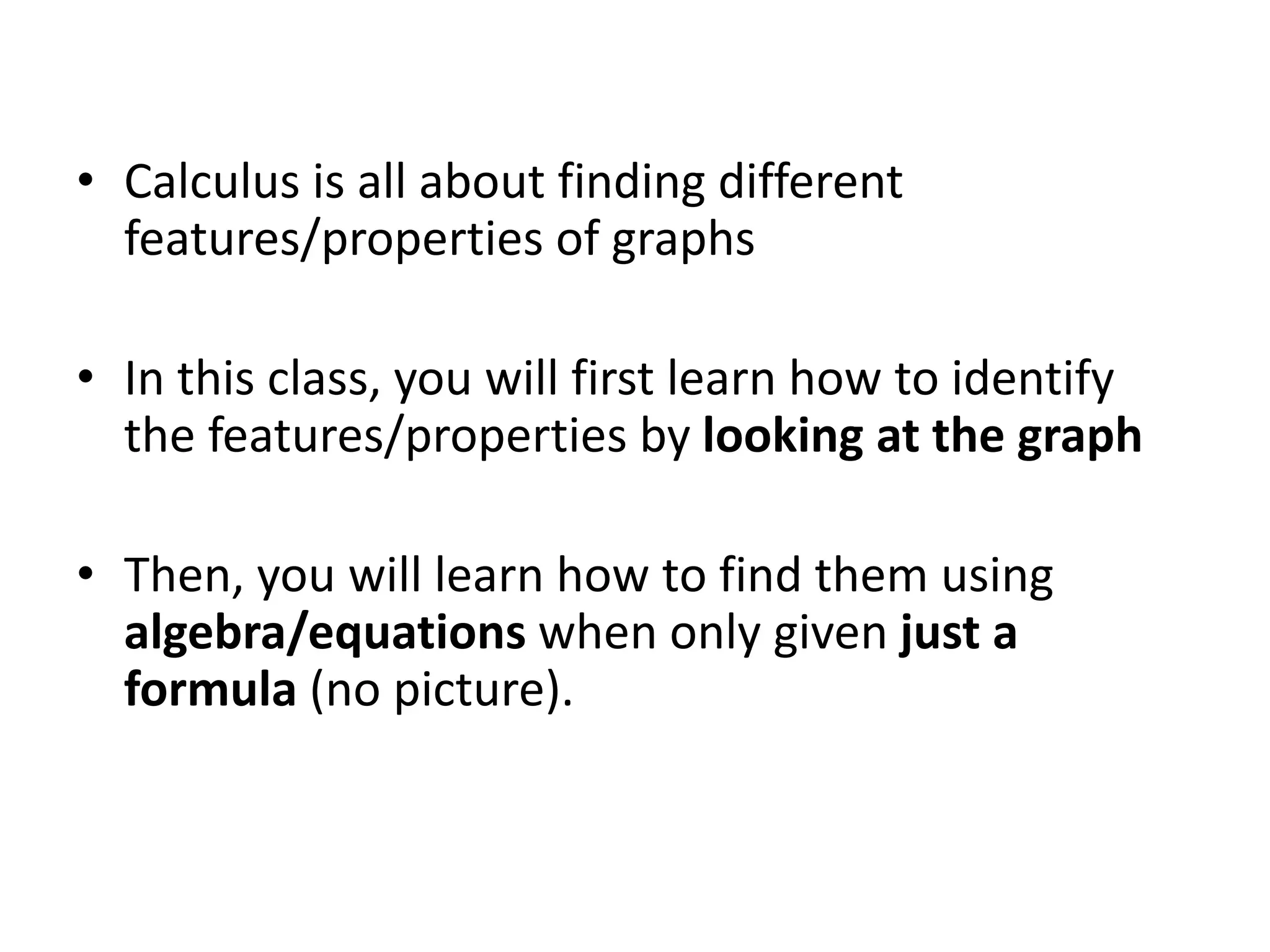 Overview of calculus | PPT