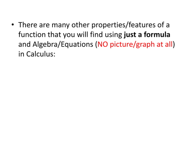 Overview of calculus | PPT
