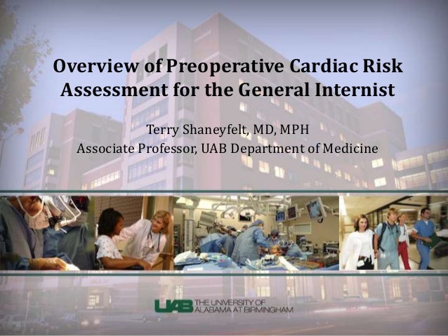 Overview of preoperative cardiac risk assessment