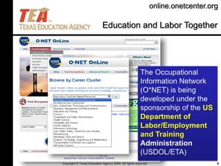 Overview of Career Clusters | PPTX
