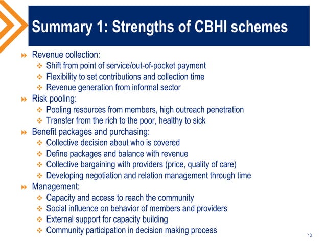 Overview of Community Based Health Insurance Lessons | PDF | Health ...