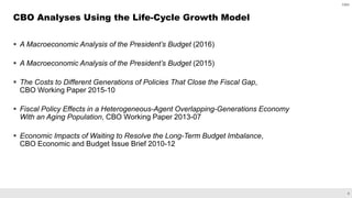 An Overview of CBO's Life-Cycle Growth Model | PDF