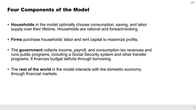An Overview of CBO's Life-Cycle Growth Model | PPT