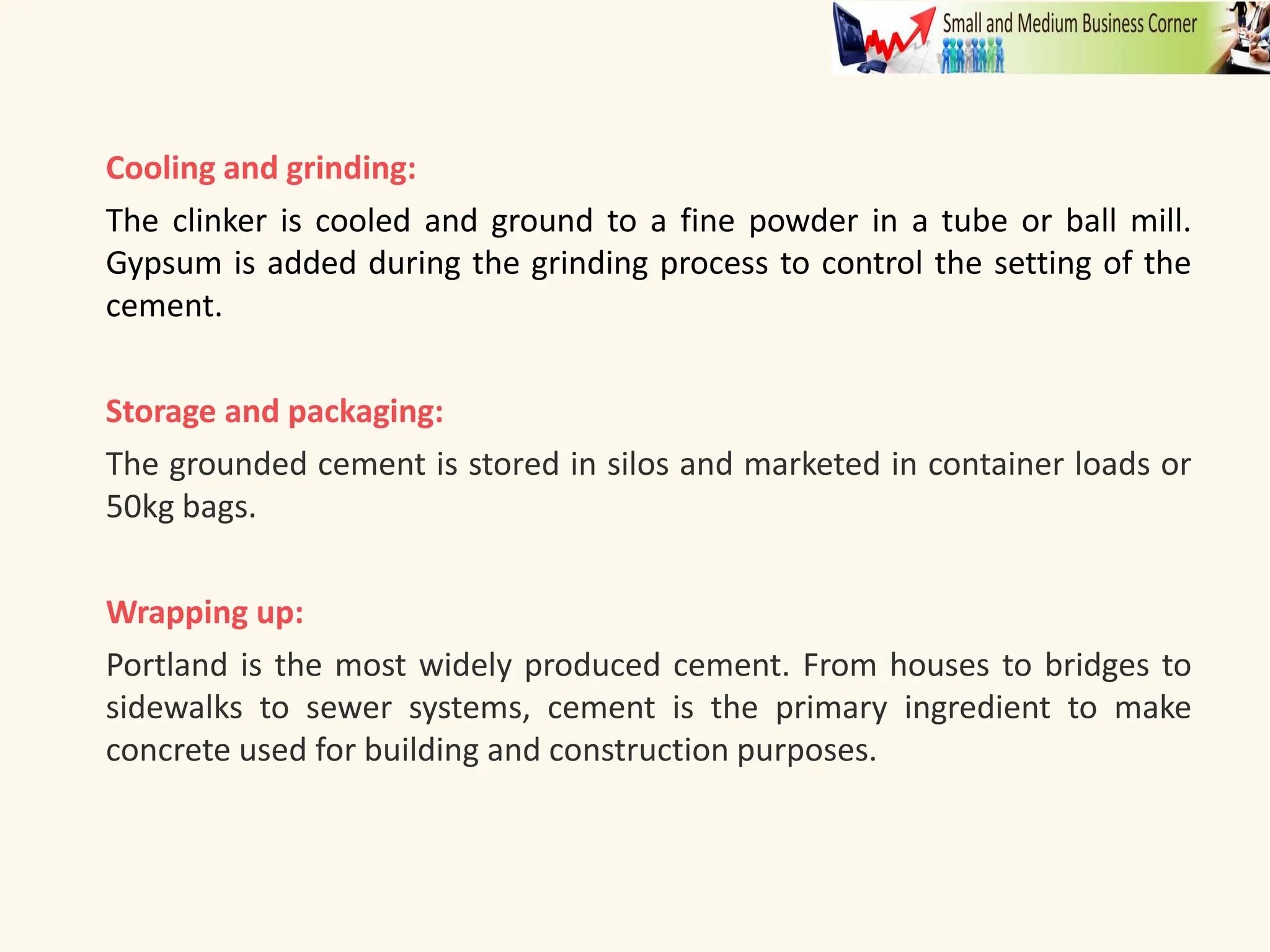Overview Of Cement Manufacturing Manufacturing | PPT