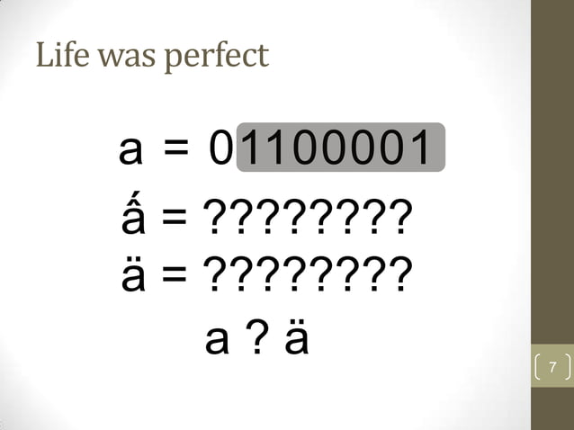 Overview of character encoding | PPTX | Computing | Technology & Computing