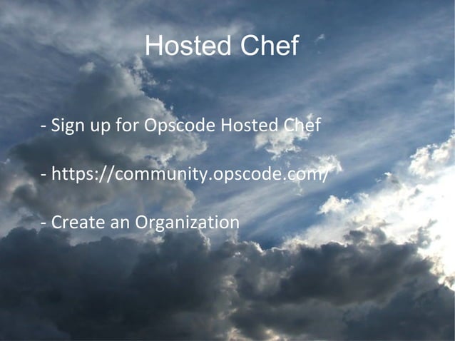 Overview of chef ( Infrastructure as a Code ) | PPT