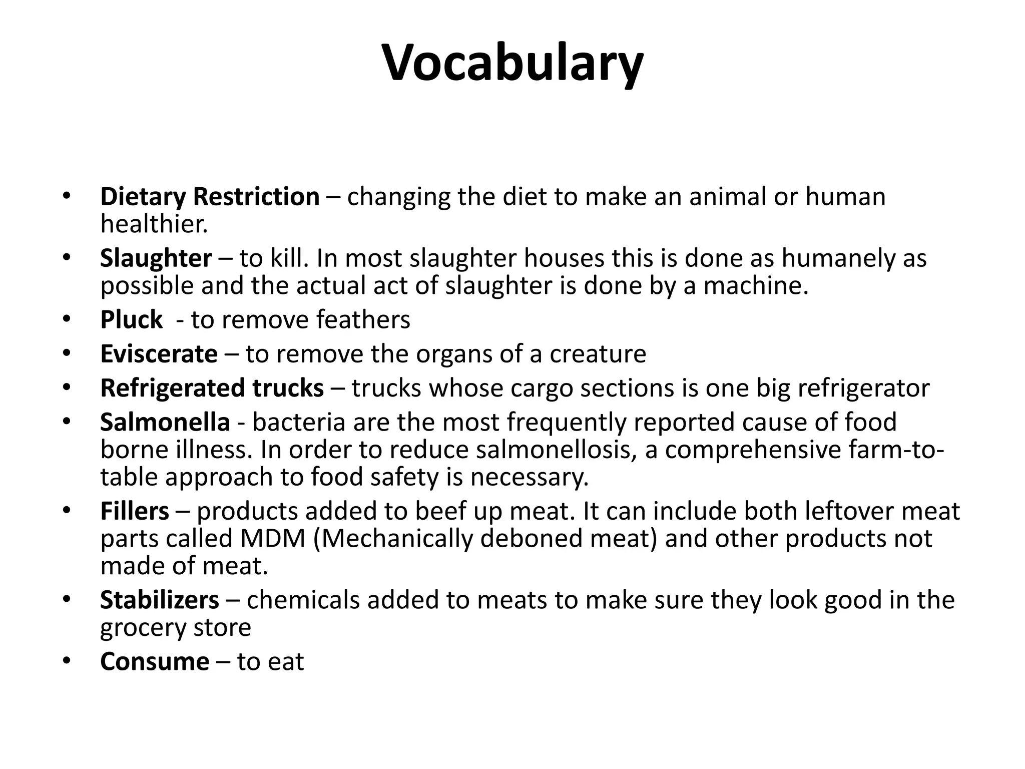 Overview of chicken farm to plate 093011 | PPTX