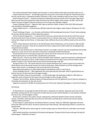 FLEPUNIVERSITYBIBLECOLLEGELIBRARYFUBC Overview of Church History.pdf