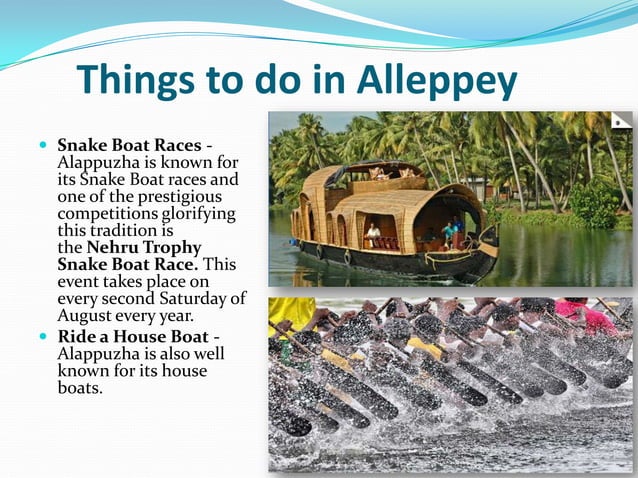 Overview of city alleppey | PPT
