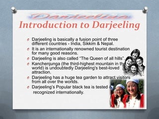 Overview of city darjeeling | PPTX