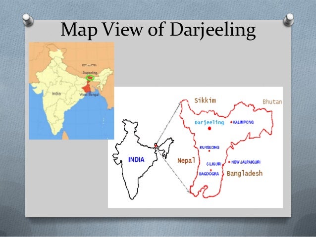Overview of city darjeeling