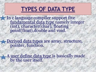 Overview of c language | PPT