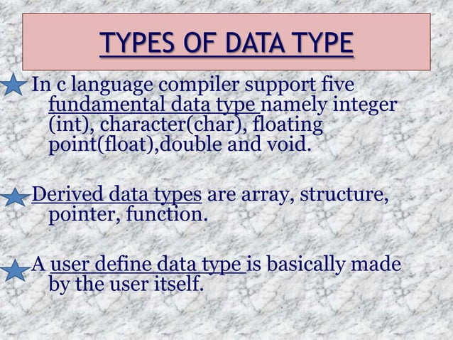 Overview of c language | PPT