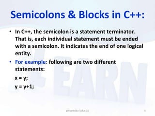 Overview of c++ language | PPTX