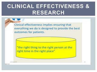 Overview of clinical governance | PDF