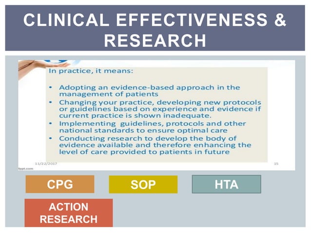 Overview of clinical governance | PDF