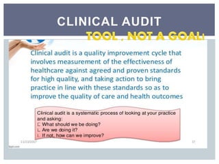 Overview of clinical governance | PDF