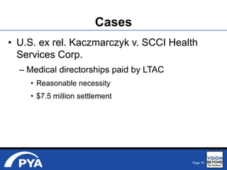 Commercial Reasonableness in Hospital-Physician Transactions | PPTX ...