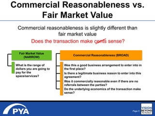 Commercial Reasonableness in Hospital-Physician Transactions | PPTX