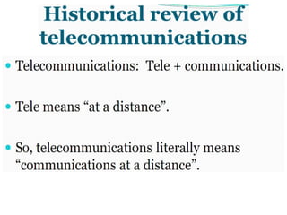 Overview of communication system | PPTX