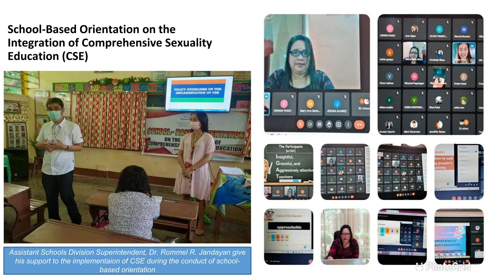 Overview of Comprehensive Sexuality Education (CSE) (Rationale, Legal Bases and Policy ...