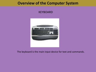 Overview of computer | PPT | Free Download