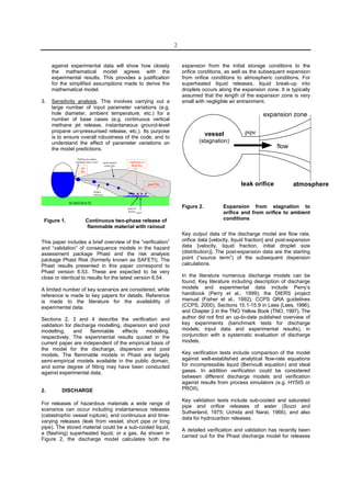 Overview of consequence modelling in the hazard assessment package ...
