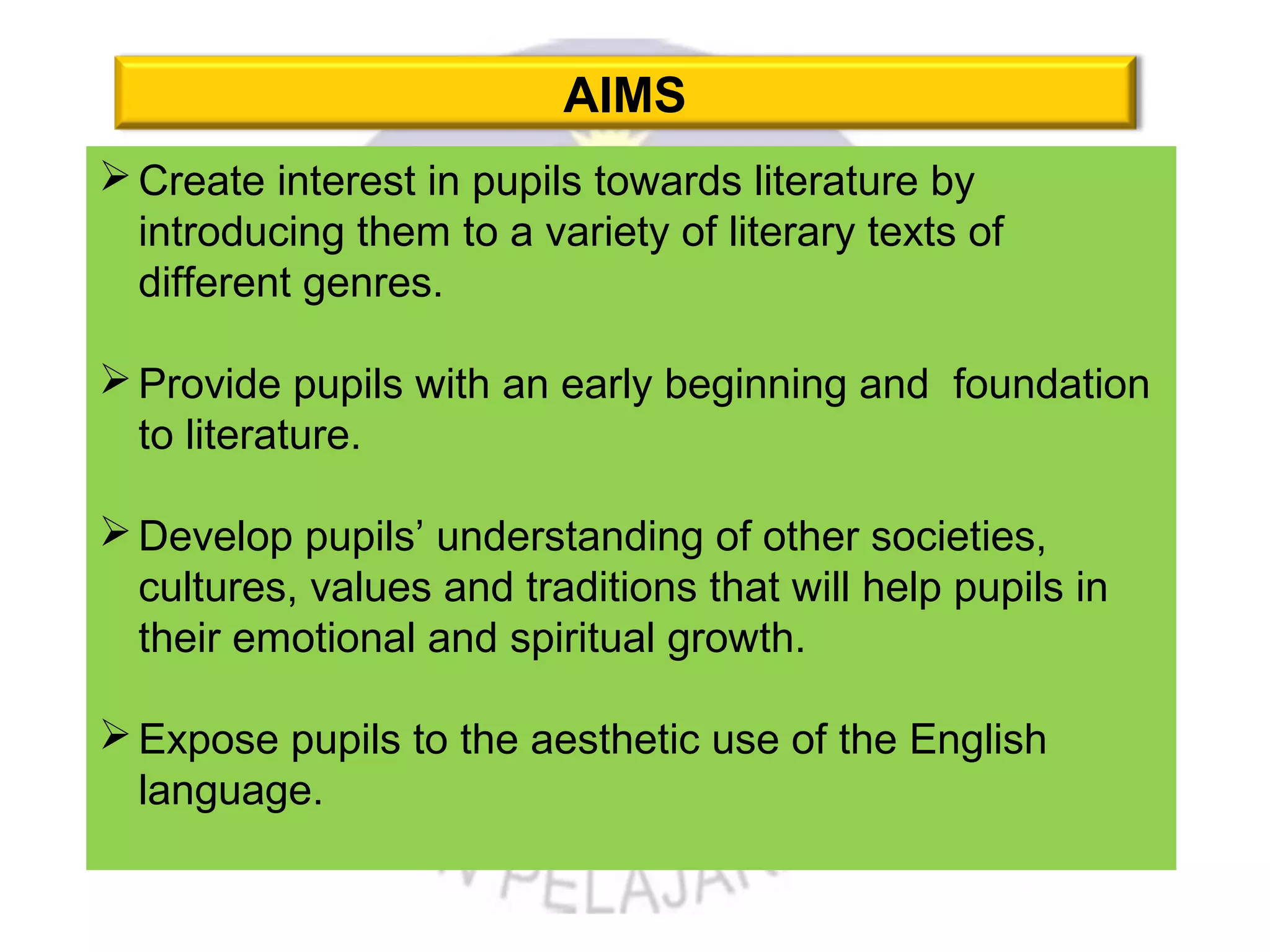 Overview of contemporary literature | PPT