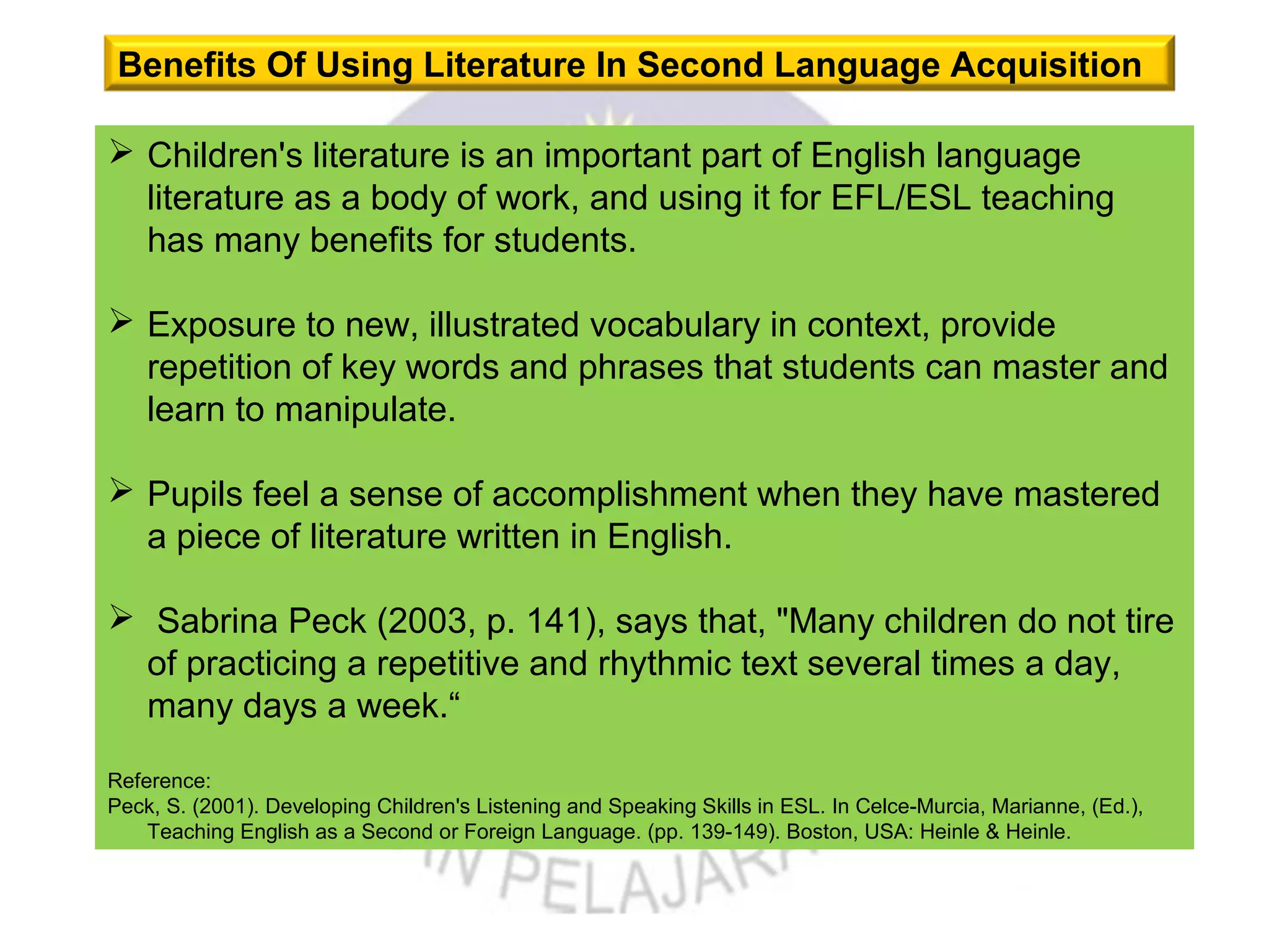 Overview of contemporary literature | PPT