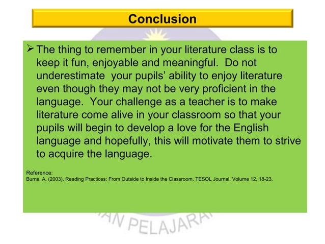 Overview of contemporary literature | PPT