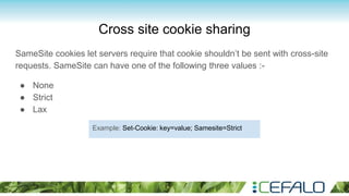 Overview of Cookies in HTTP - Miran al Mehrab | PPTX