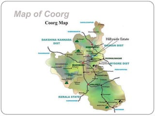 Coorg Map With Sightseeing In Rome
