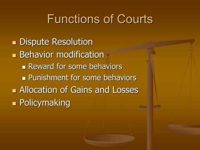 Overview of courts | PPTX | Law