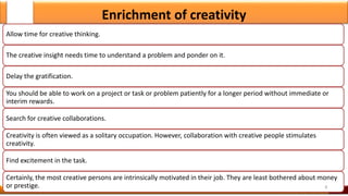 Overview of Creativity | PPTX