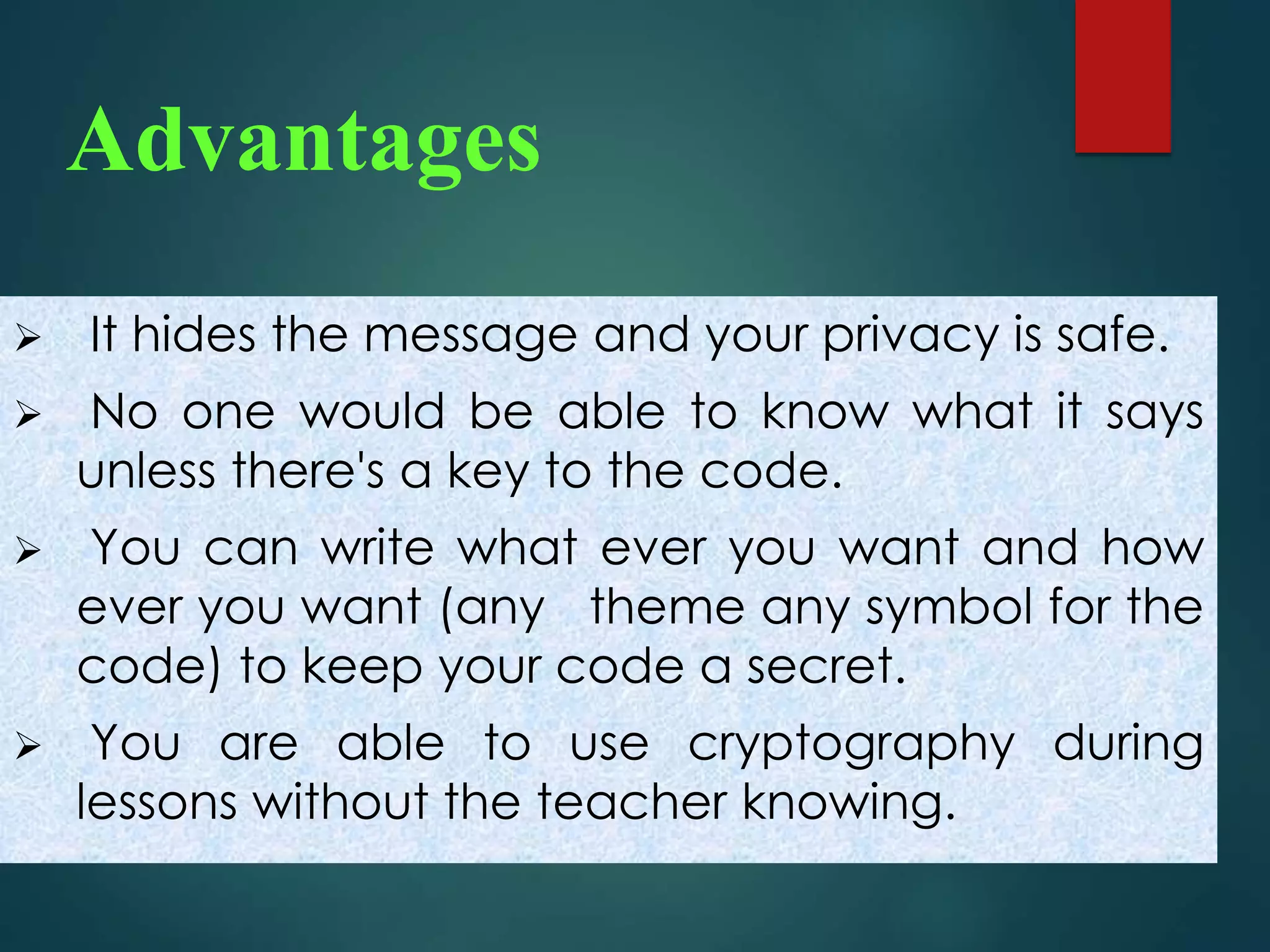 Overview of cryptography | PPTX