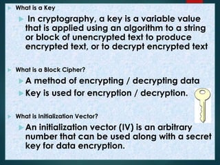 Overview of cryptography | PPTX