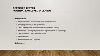 CTFL training and software standards links. | PPTX