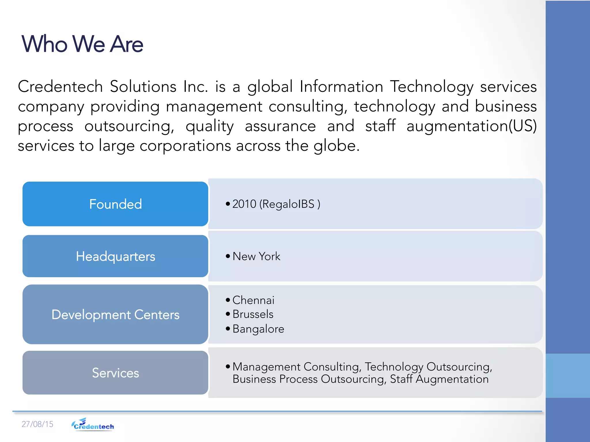 overview of credentech services | PDF