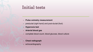 Overview of cyanosis in the newborn | PPTX
