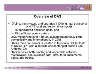 Overview Of Das | PDF