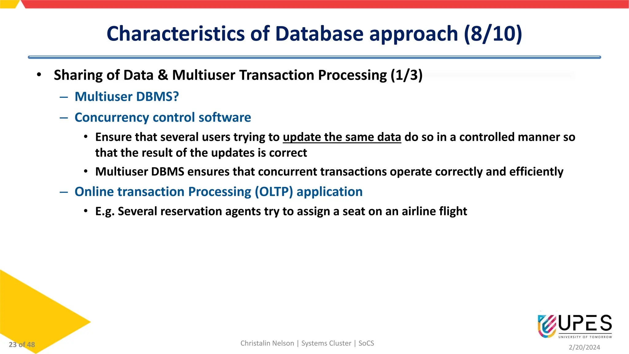 Overview Of Databases And Data Modelling 1pdf Databases Computer 5859