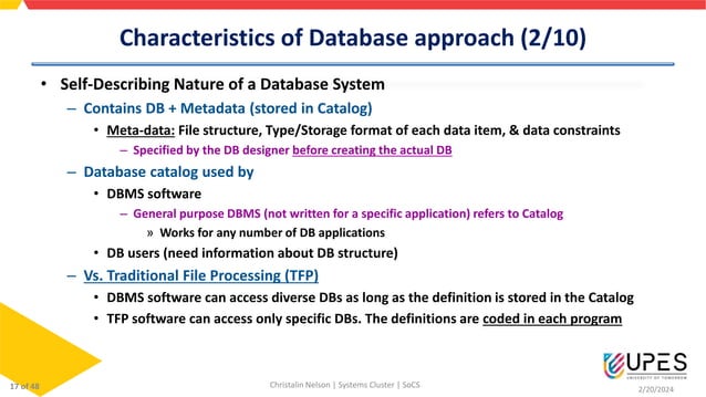 Overview of Databases and Data Modelling-1.pdf | Databases | Computer ...