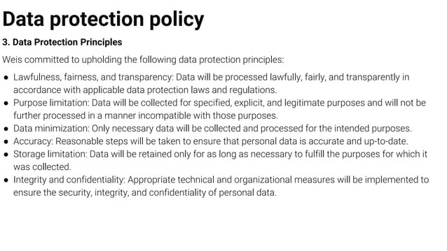 OVERVIEW OF DATA PROTECTION AND PRIVACY.pptx | Business | Business and ...