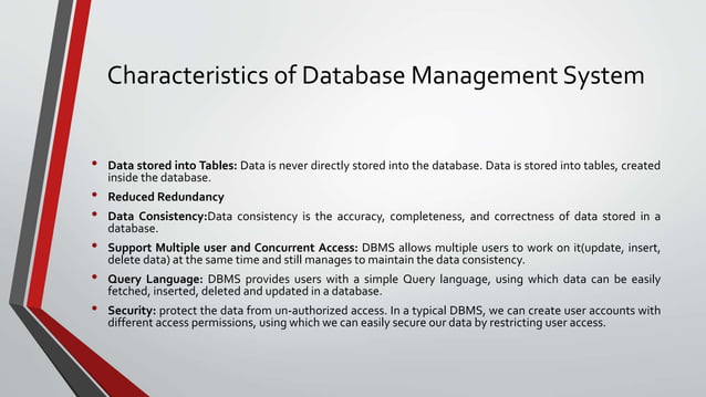 Overview Of Dbms Introduction To Dbmspptx | Ppt
