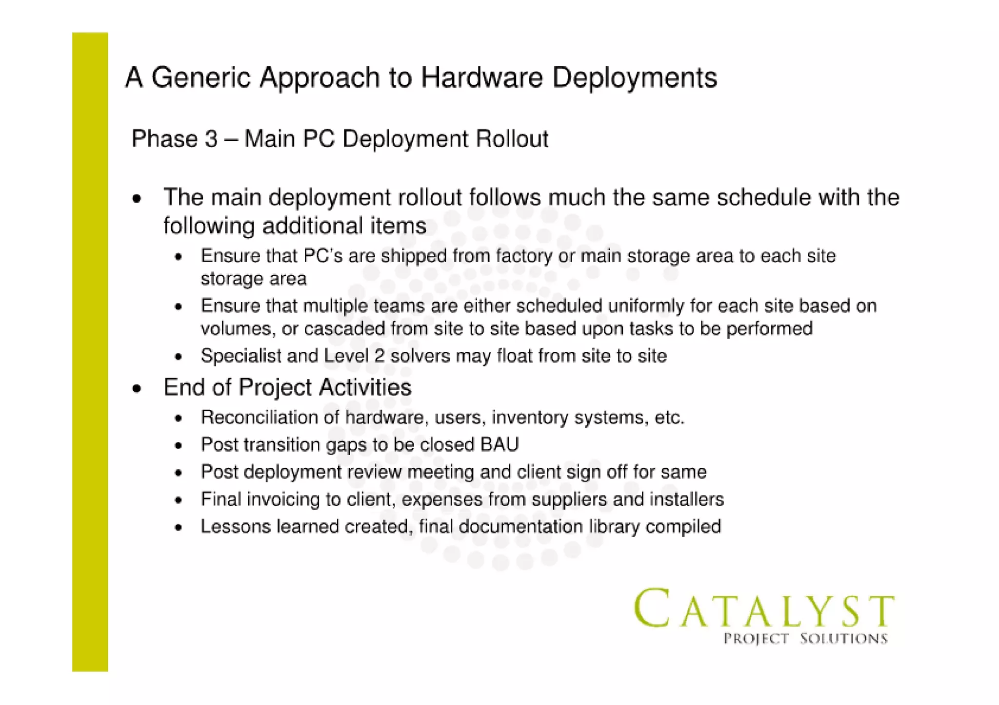 Overview Of Deployment Projects V0.1 | PDF | Cloud Computing | Internet