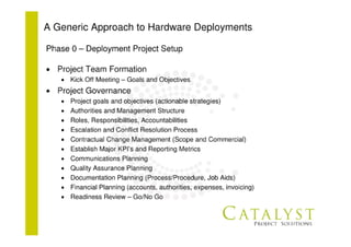 Overview Of Deployment Projects V0.1 | PDF | Cloud Computing | Internet